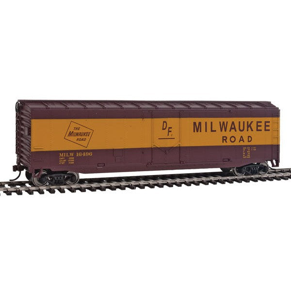 Walthers Trainline 931-1405 - HO Boxcar - Ready to Run -- Milwaukee Ro ...