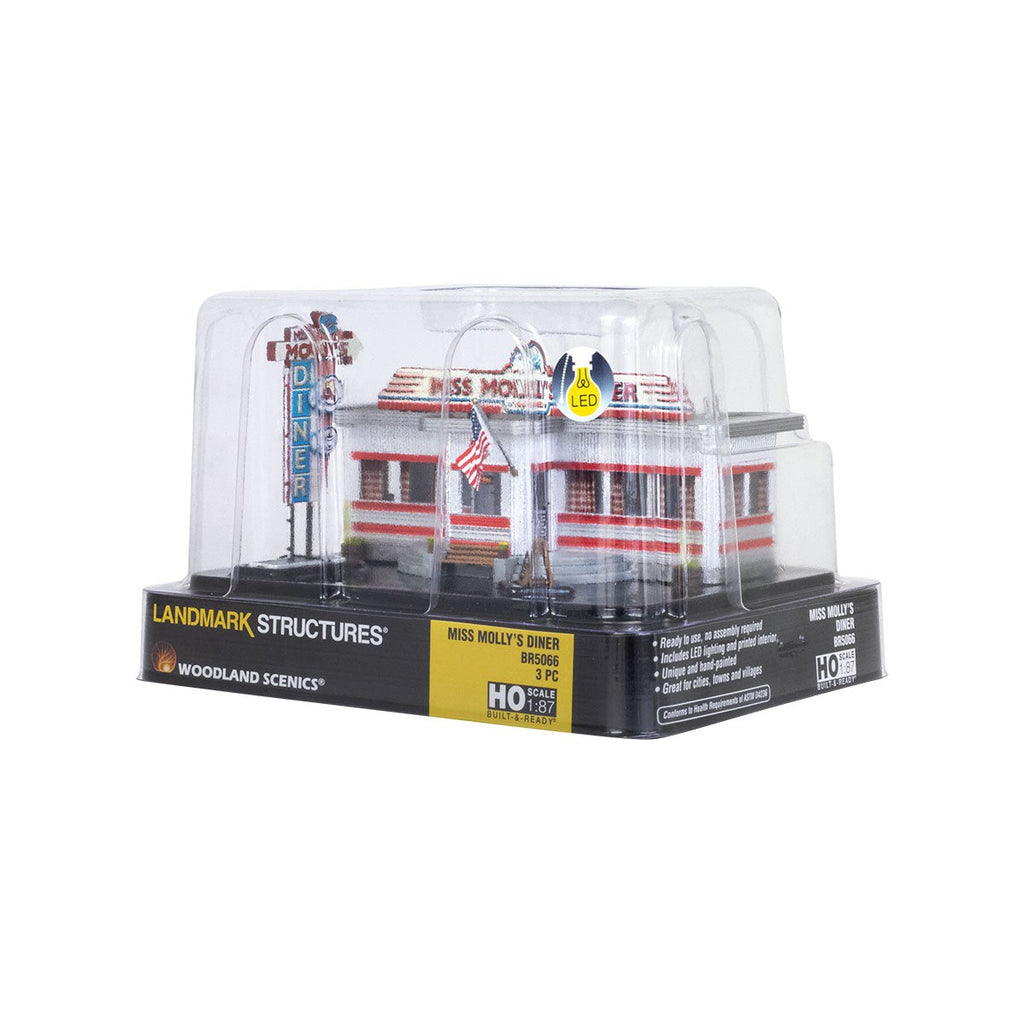 Woodland Scenics 5066 - Miss Molly's Diner - HO Scale – Michael's Trains