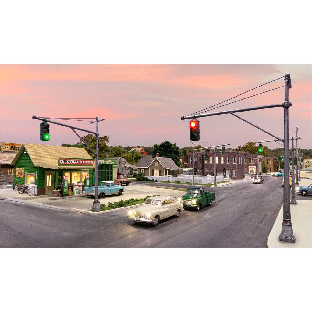 Woodland Scenics - JP5653 - Just Plug(TM) - Mast Arm Traffic Lights ...
