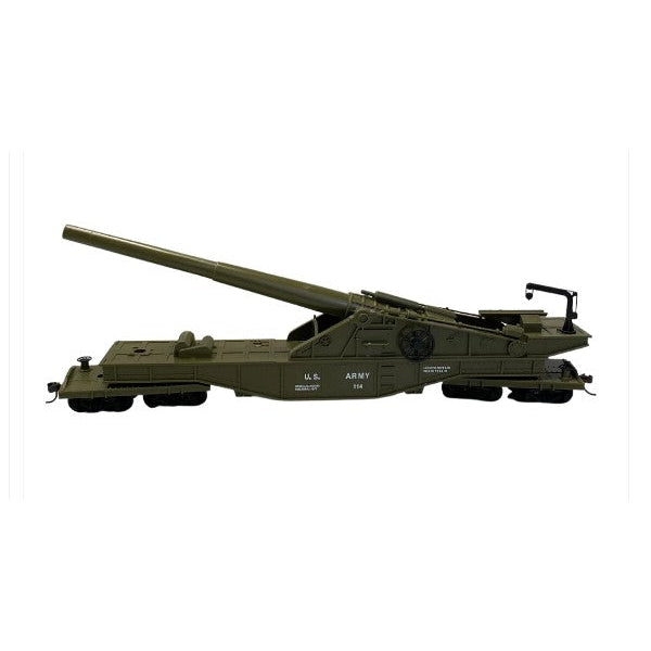 RIH032163 - HO Scale US Army Big Gun Car – Michael's Trains