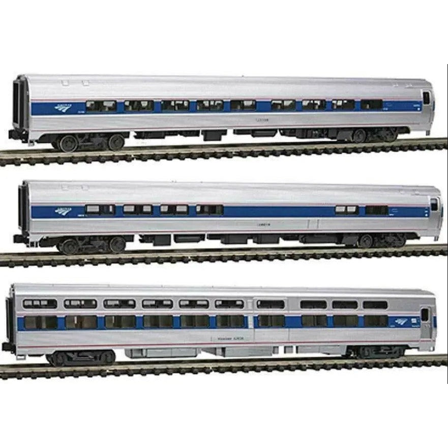 Kato 106-6286 N Scale Amfleet Viewliner Intercity Express Phase VI 3-C ...