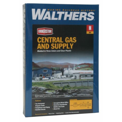 Walthers 933-3213 - Central Gas & Supply Kit – Michael's Trains