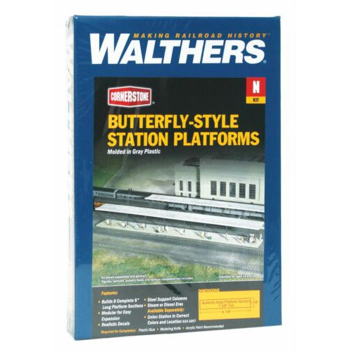 Walthers 933-3258 - Butterfly Pltfrm Shltr 8/ – Michael's Trains