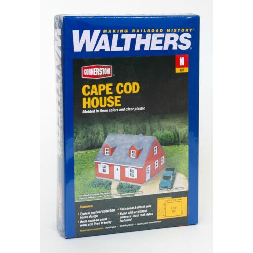 Walthers 933-3839 - Cape Cod House Kit N - Scale – Michael's Trains