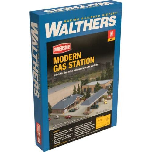 Walthers 933-3885 - Modern Gas Station Kit – Michael's Trains