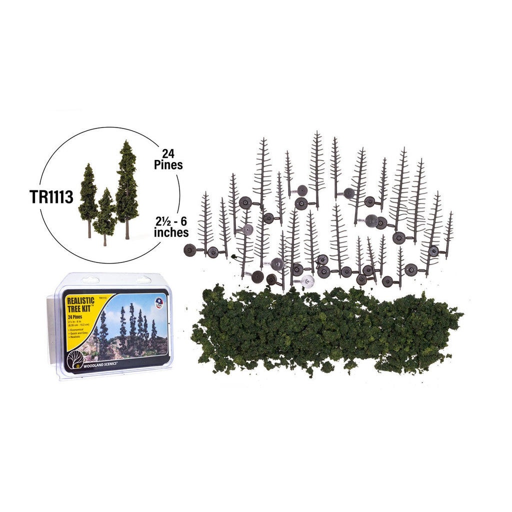 Woodland Scenics - Forest Green Realistic Tree Kits – Michael's Trains